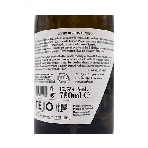 Falua Reserva Unoaked Branco 2019 – Real Garrafeira